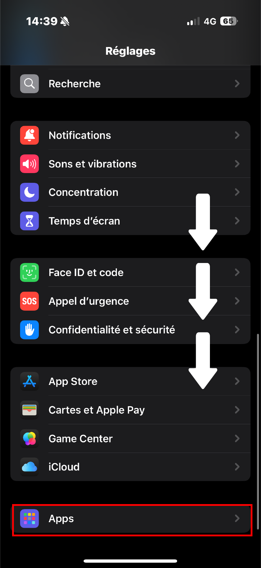 Vider le cache du navigateur sur mon mobile