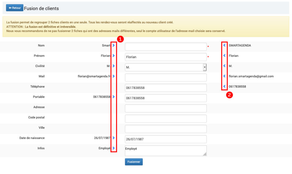 Fusionner des fiches clients - Ressources - Actualités, Assistance ...