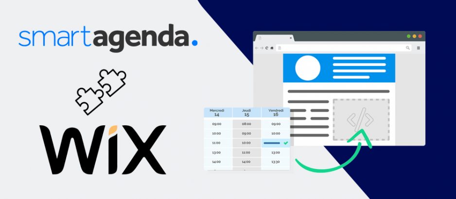 Intégrer la prise de rendez-vous SmartAgenda sur son site Wix